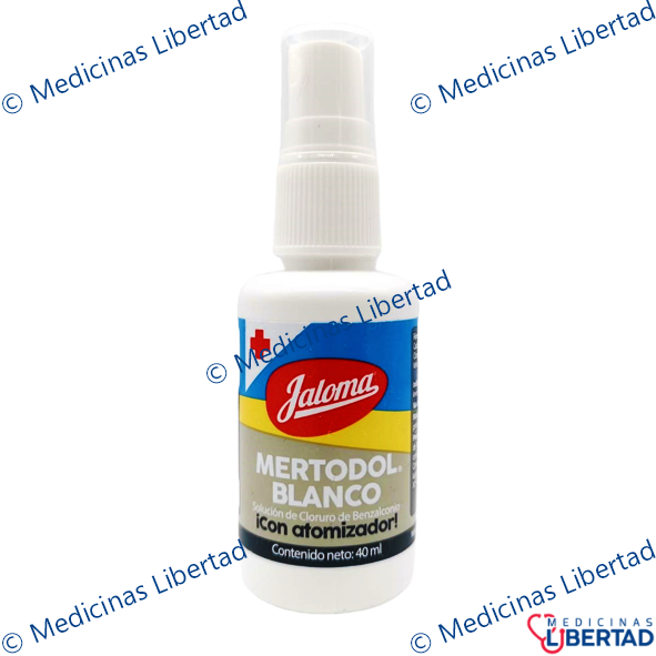 MERTODOL BCO ATOMIZADOR FRASCO 40 ML | Medicinas Libertad